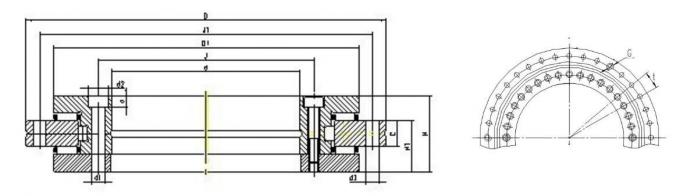 YRT80 Rotary Table Bearings (80x146x35mm) Turntable Bearing -Axial ...